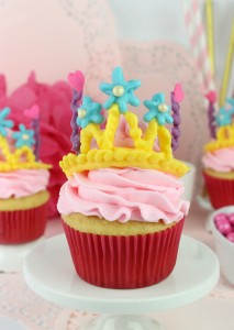 Fancy Nancy Tiara Cupcakes - justJENN recipes justJENN recipes