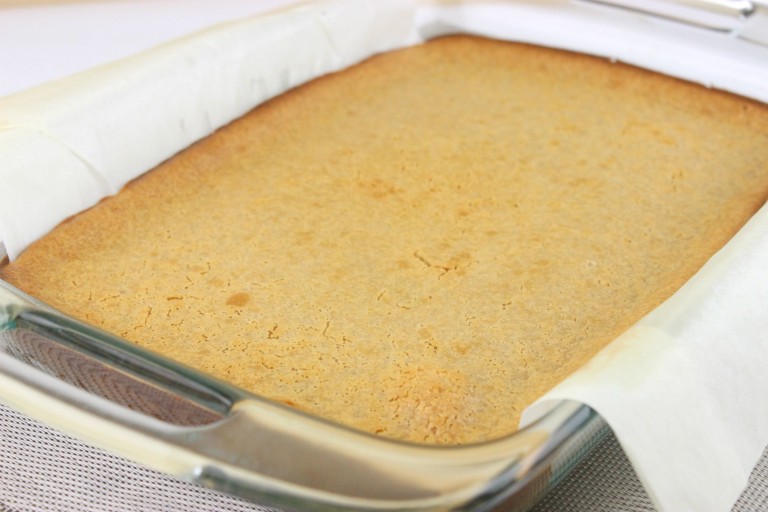 When the mochi is cool, cut into squares to serve.